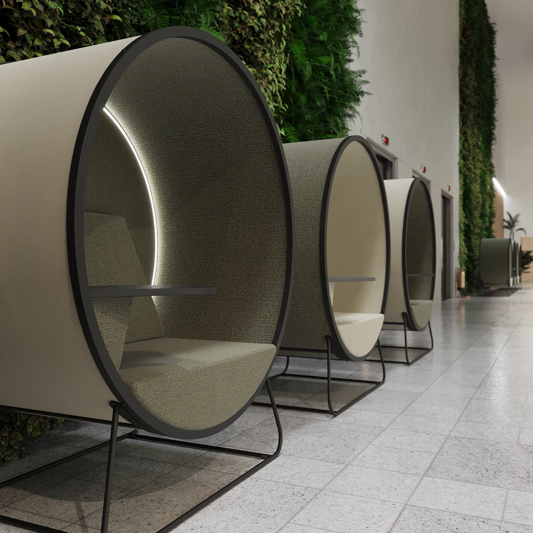 Connection Kuppel | Office Furniture Scene