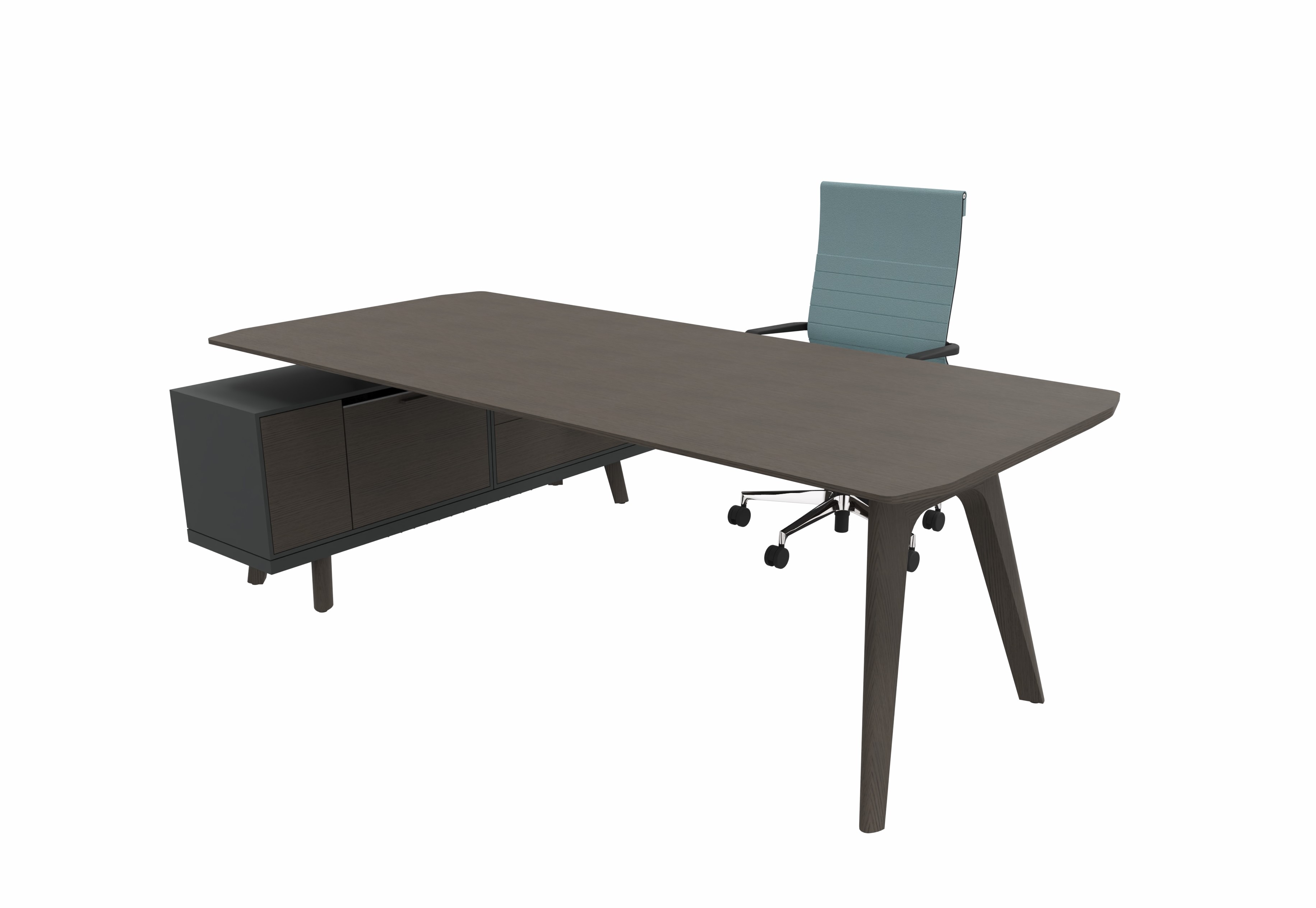 Bralco Rail Desk | Office Furniture Scene