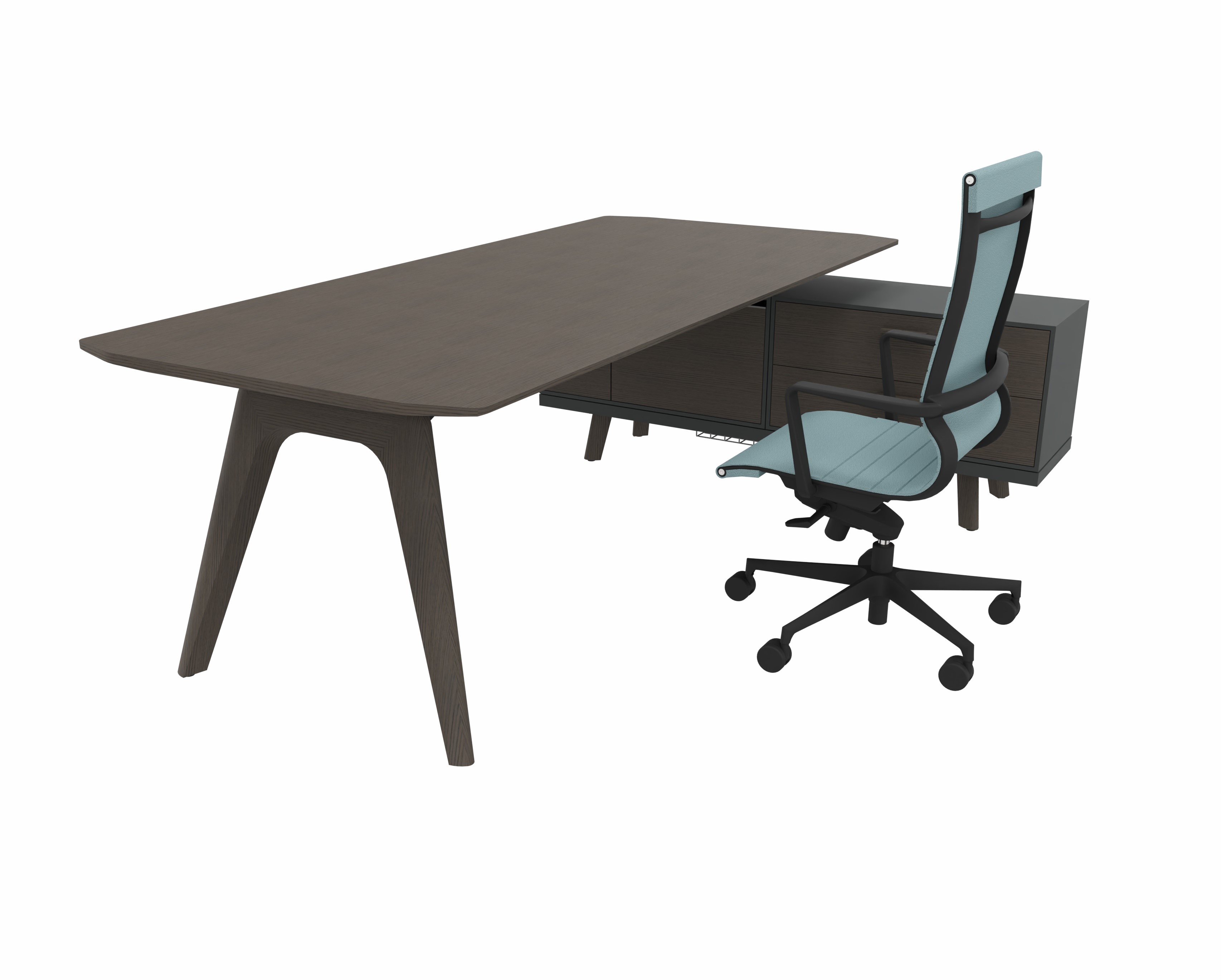 Bralco Rail Desk | Office Furniture Scene