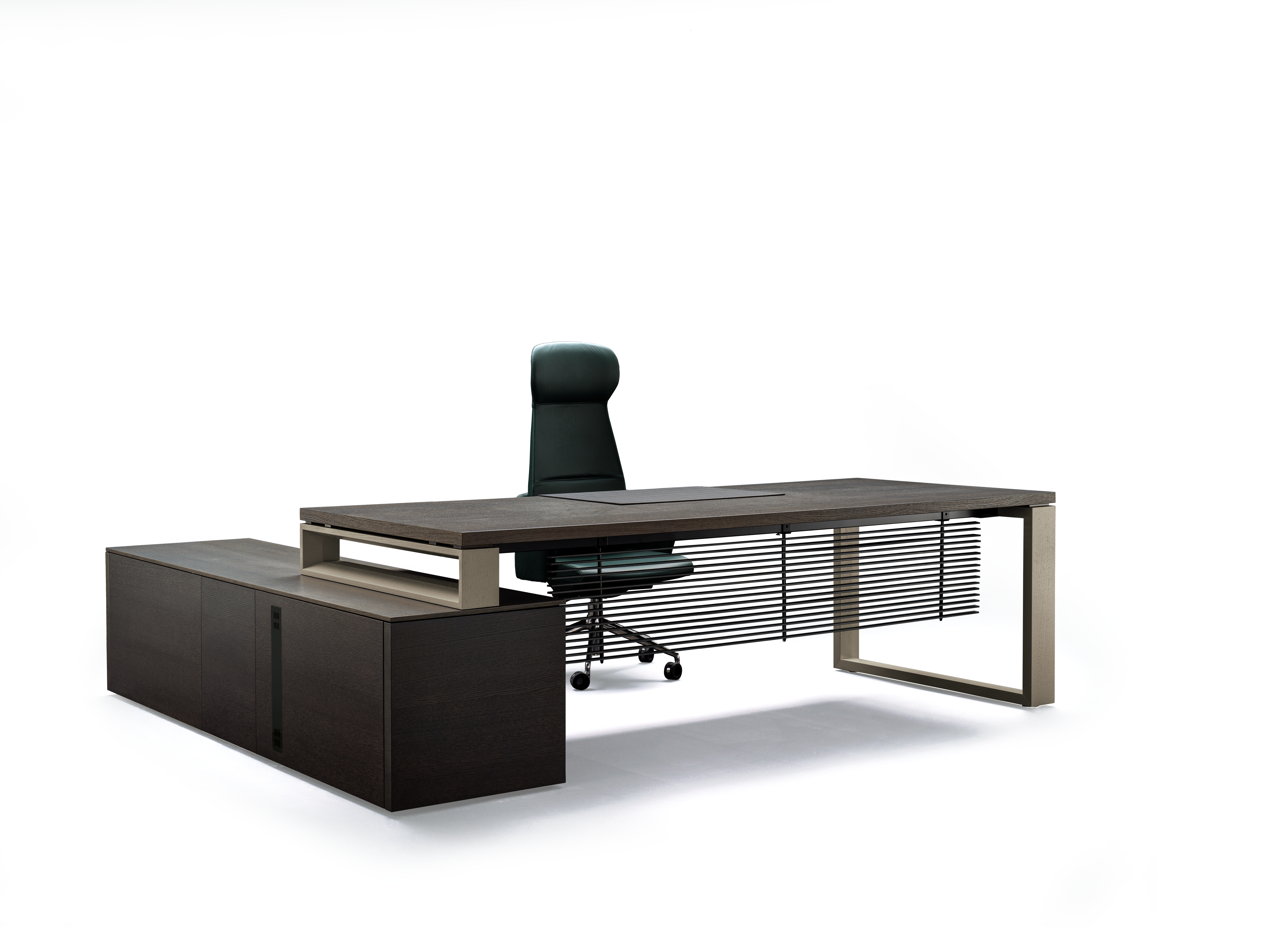 Bralco Metar Executive Desk with Credenza | Office Furniture Scene