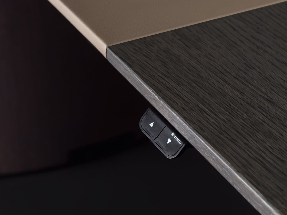 Bralco Eleva Executive Height Adjustable Desk | Office Furniture Scene