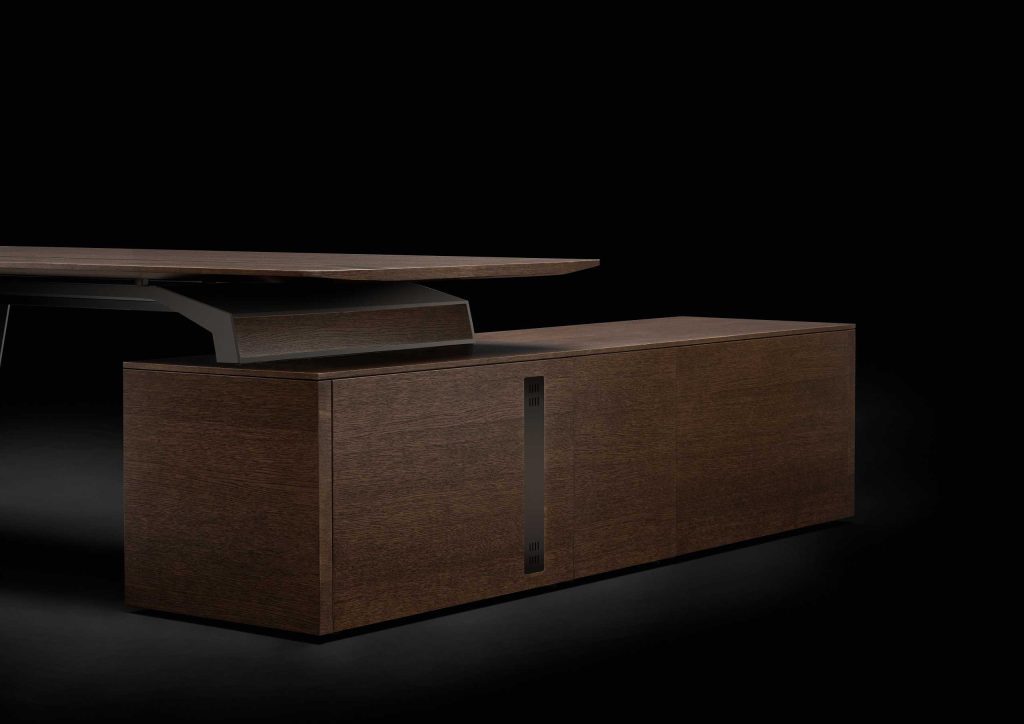 Bralco Metar Executive Desk with Credenza | Office Furniture Scene